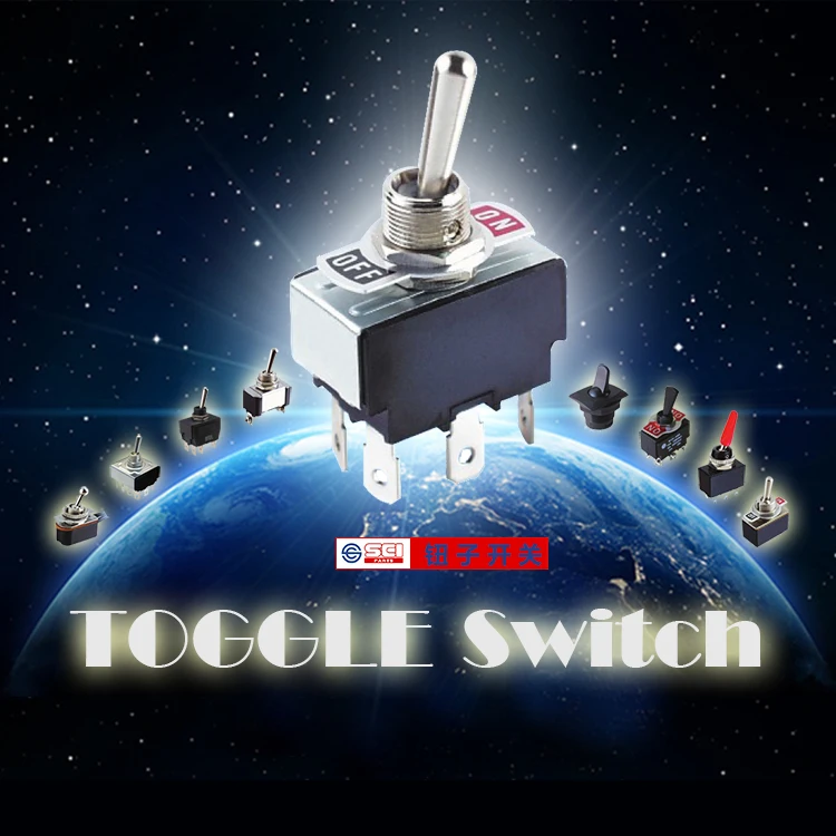 Sci Shaking Head Switch 3a 125v /1.5a 250v Ac On/off 2 Position Spst ...