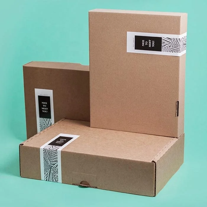 Custom Packaging Box Logo Printed Seal Stickers