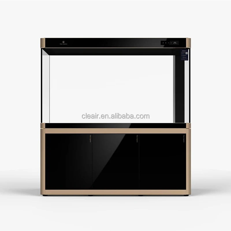 Cleair Aquatics Aquarium Fiberglass Fish Tank With Oled Computer Board ...