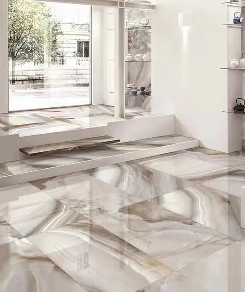 600*1200mm Porcelain Glazed Floor Tiles Polished Glazed Floor Wall ...