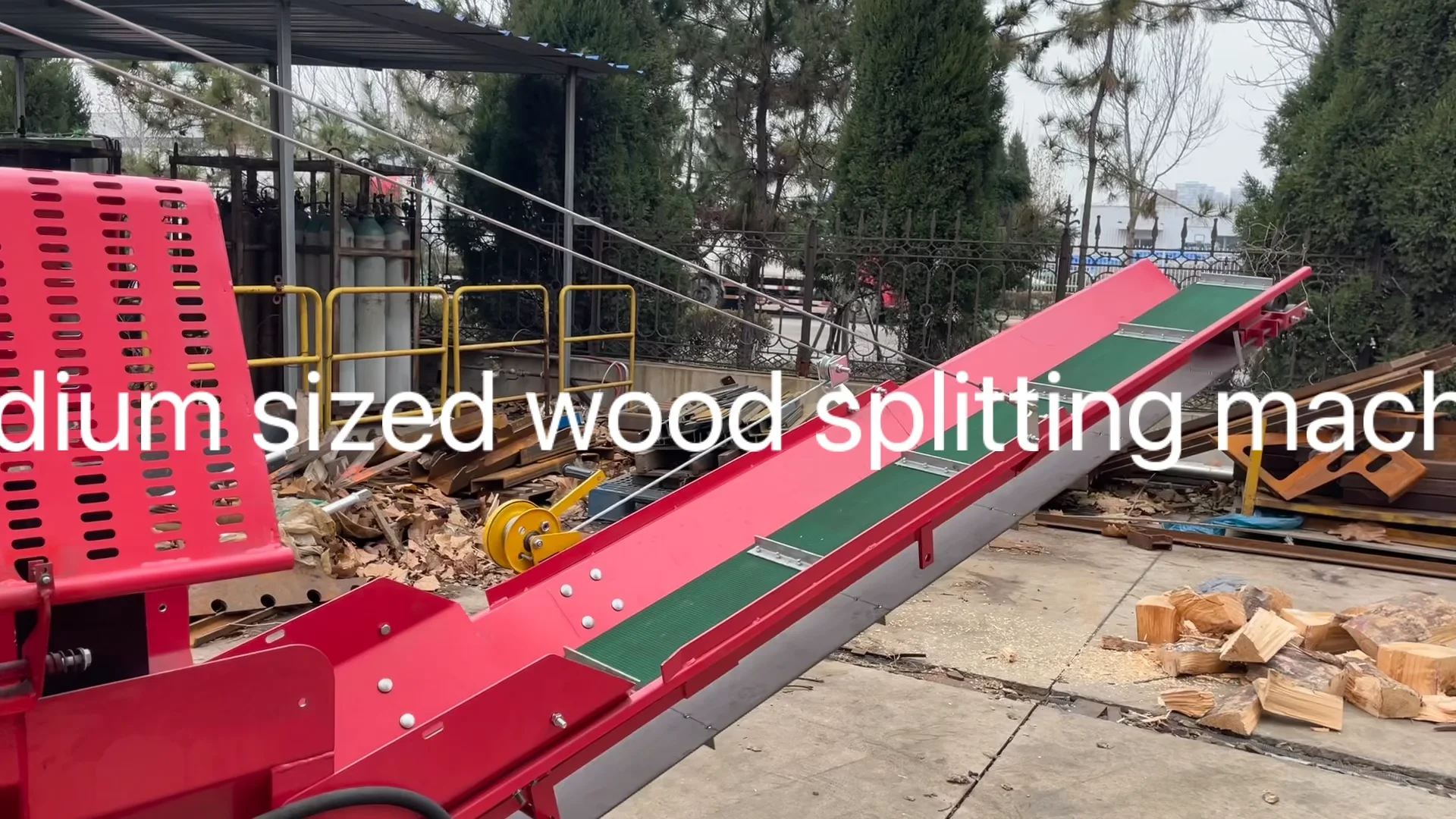 20t Firewood Processor With 24hp Gasoline Portable Firewood Processor ...