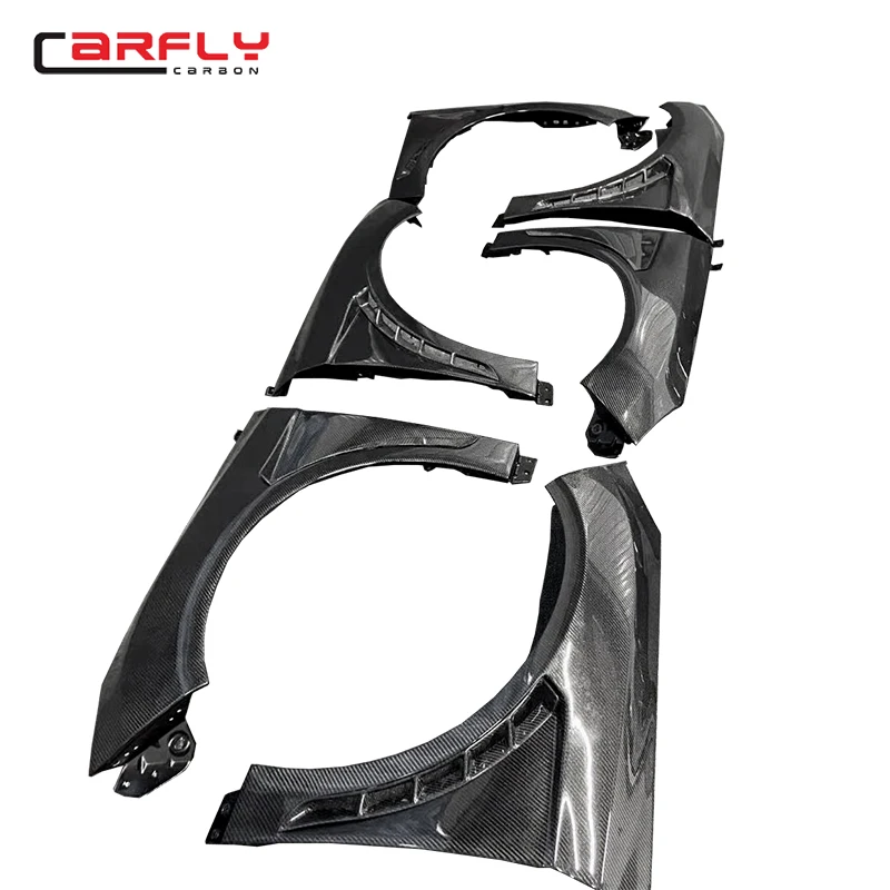 Carfly Tuning Focus RS Fenders - Carbon Fiber Upgrade