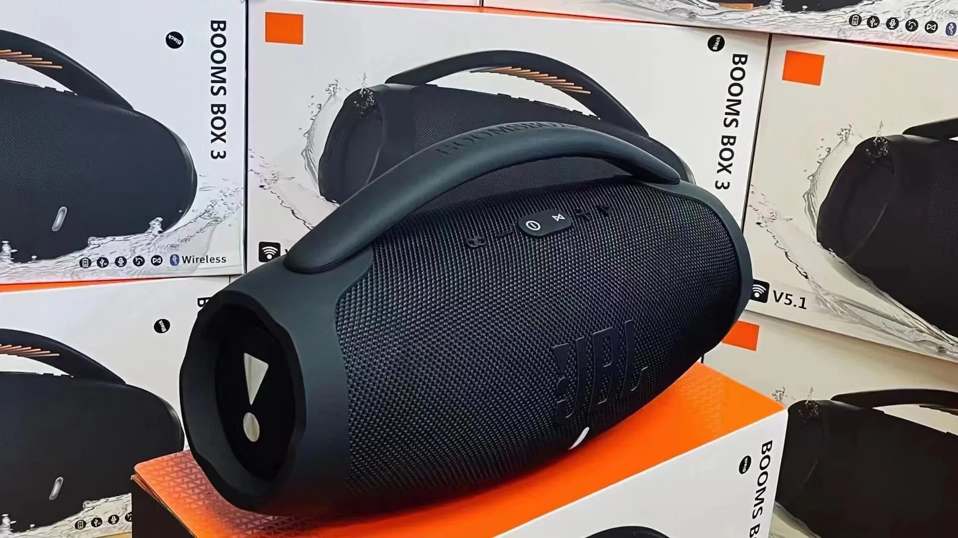 Hjr Wireless Speaker Boombox 3 Bt5.0 Outdoor Partybox Subwoofer Hight ...