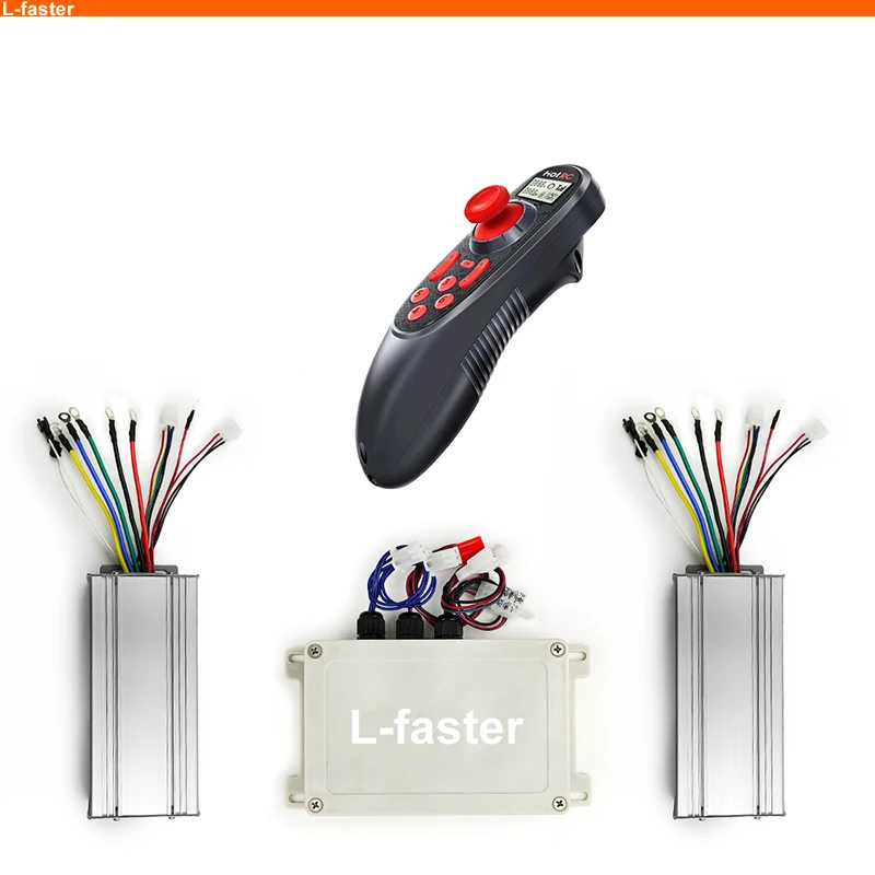 24V 500W 2WD Brushless Motor Controller Remote Wireless