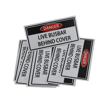 Custom Self Adhesive 3m Reflective Machine Danger Warning Sign Label ...