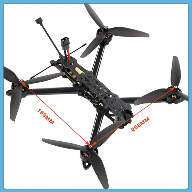 Mark4 7 Inch Geprc Drone Fpv 2kg Payload 5.8g Vtx 9km 1.2g 20km - Buy ...