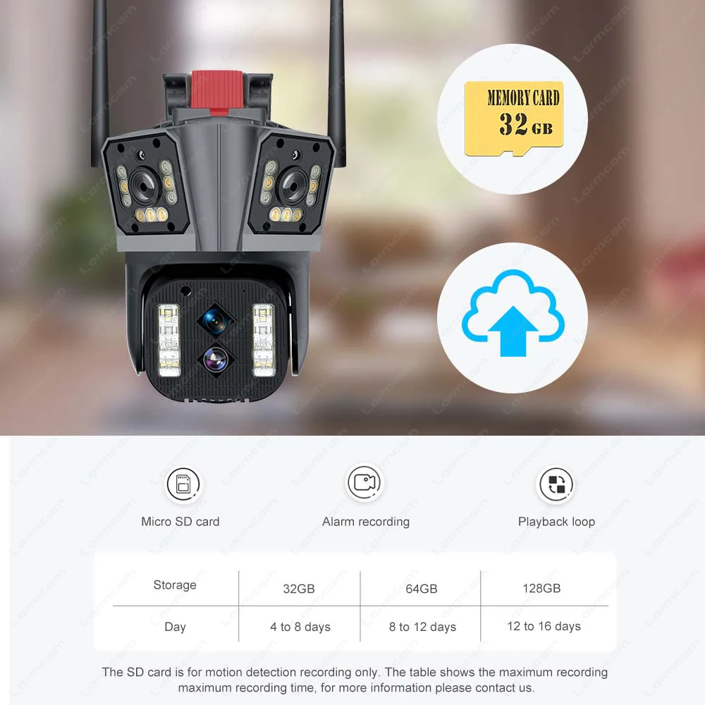 16mp 8k Security Camera Outdoor Wireless Wifi Camera 10x Hybrid Zoom ...