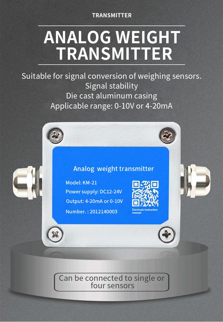 KM-21 Single Channel 9-24V High Accuracy Digital Quantity Transmitter ...