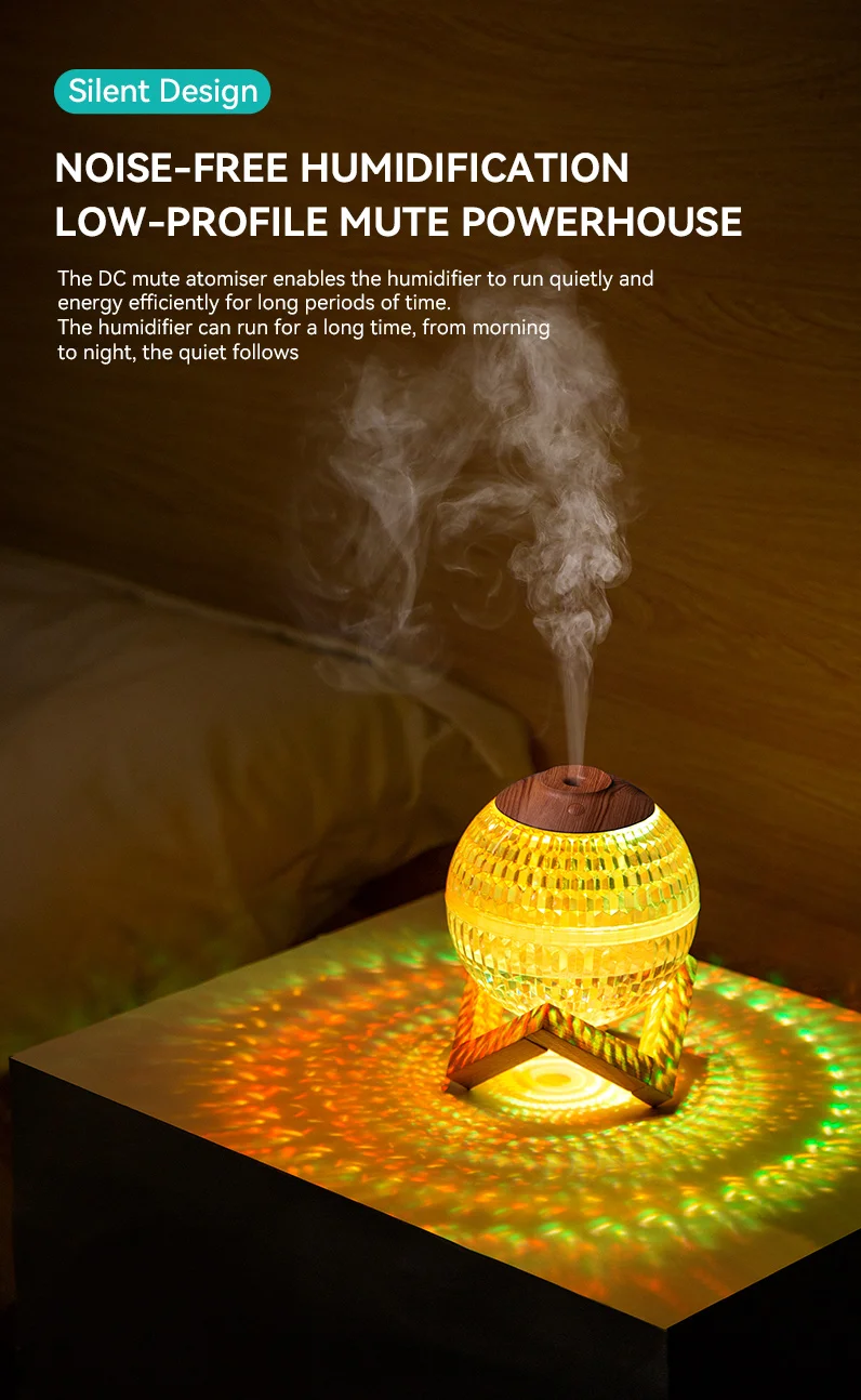 Portable Cool Mini Smart Air Mist Humidifier Diffuser In Crystal Ball ...