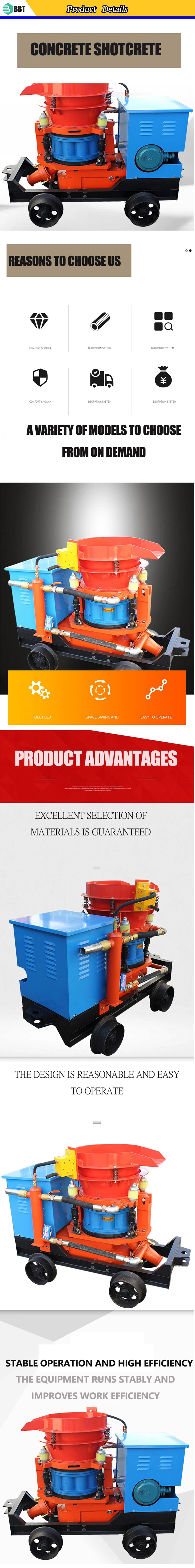 Wholesale Concrete Injection Shoot Throwing Machine Dry Wet Mix ...