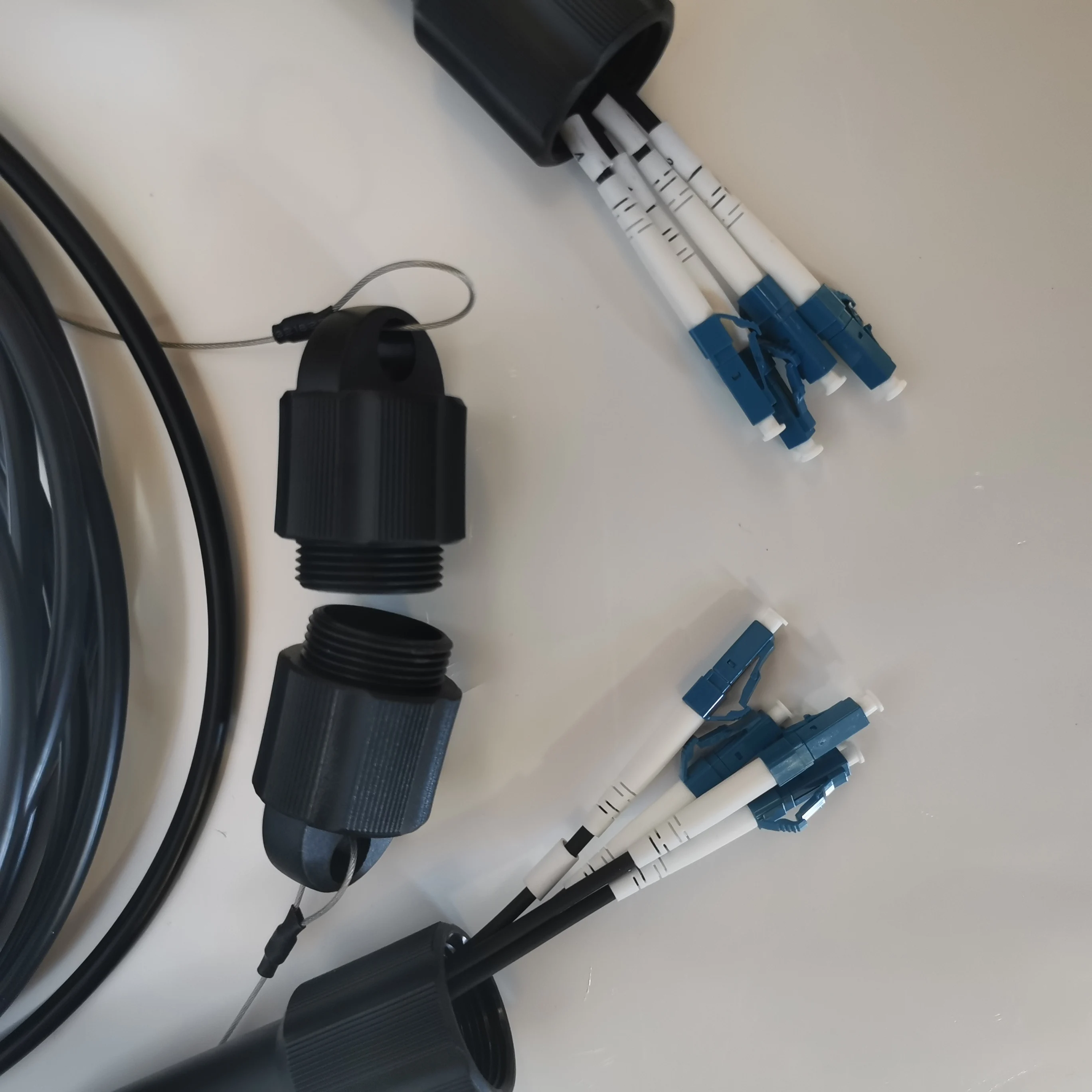 Out/indoor Tactical Steel Sheathed Snake Cable 10/100meters Singlemode ...