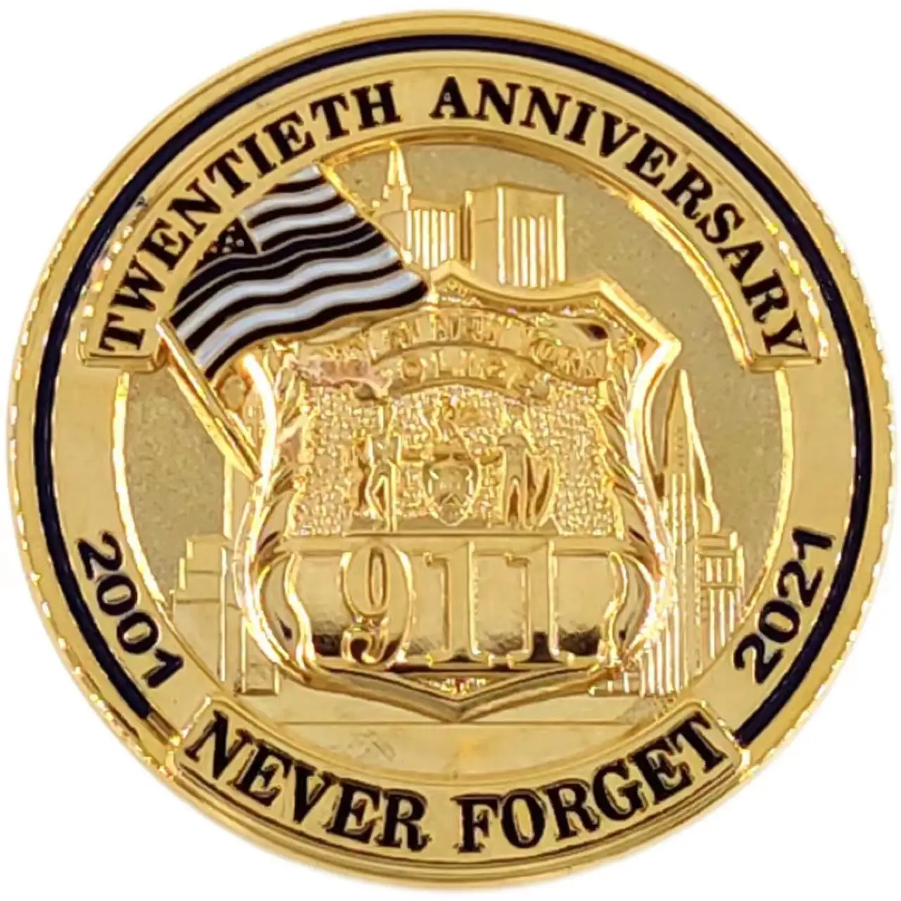 Wholesale Challenge Coin 24k Gold Plating Custom Commemorative Coin ...