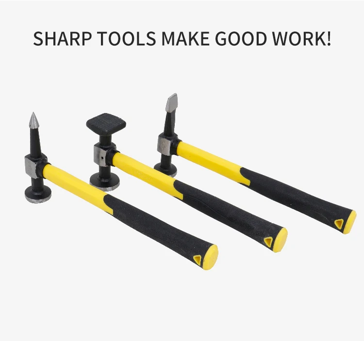 9 Pcs Sheet Metal Hammer Set Tool for Auto Car Body Dent Repair Hammer ...