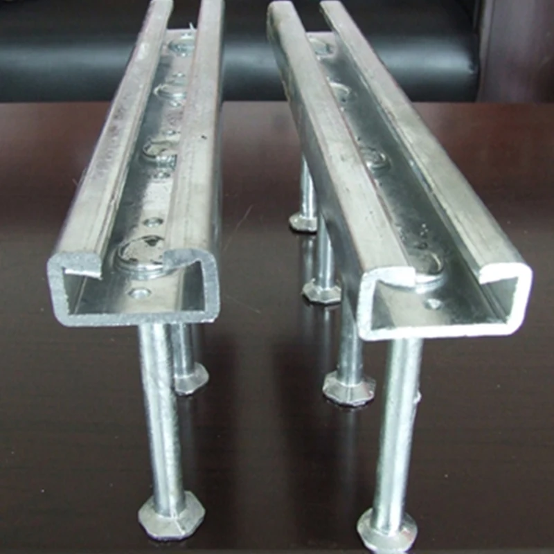 Hot Dip Galvanized C Channel Cast Metal Building Materials Slotted ...
