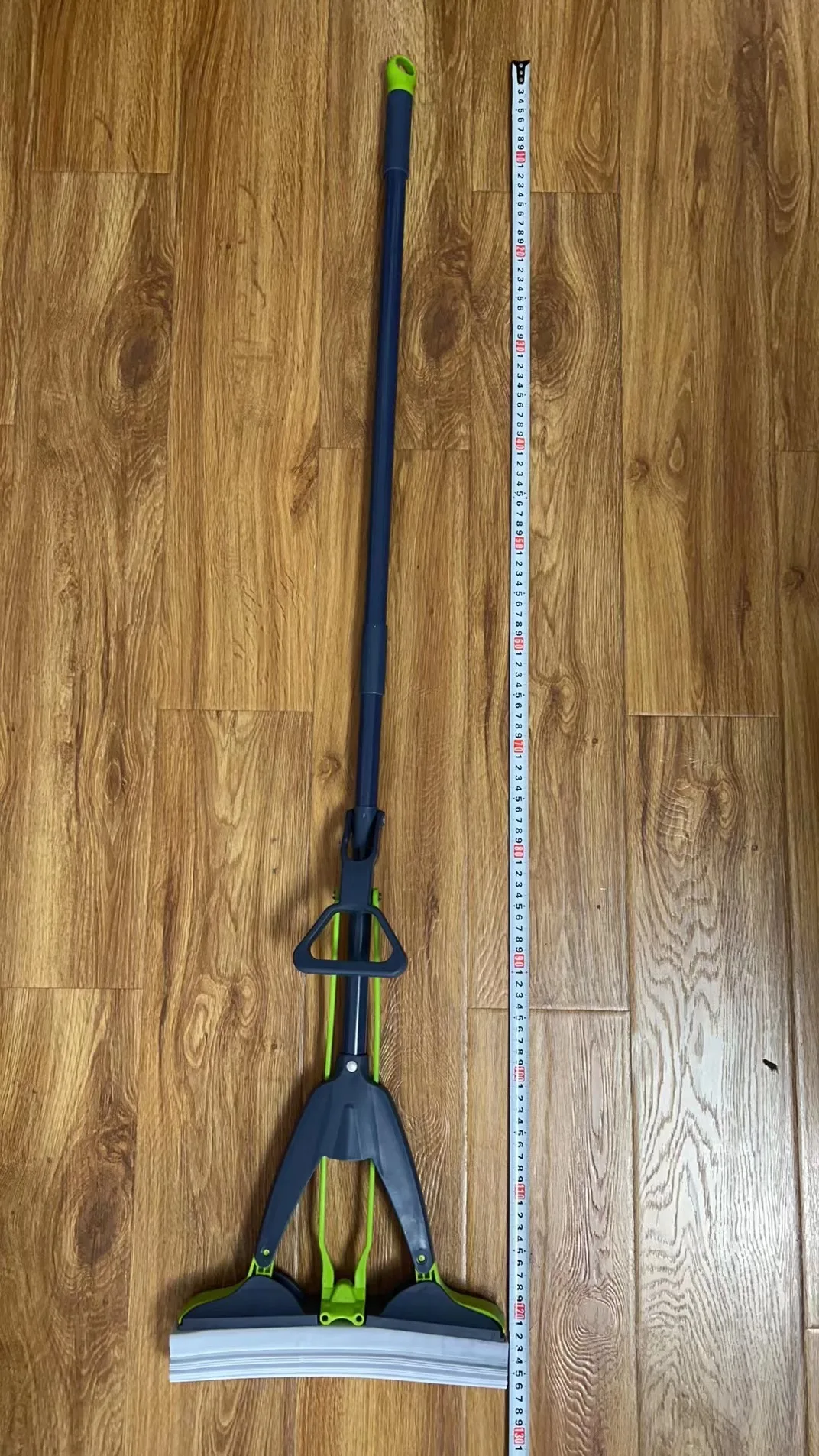 Folded in Half Squeeze Water Mop Retractable Stainless Steel Mop Free ...