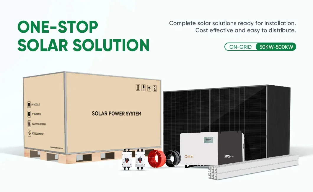 100kw Solar System Generator Set Off On Grid Solar Cell Power System ...