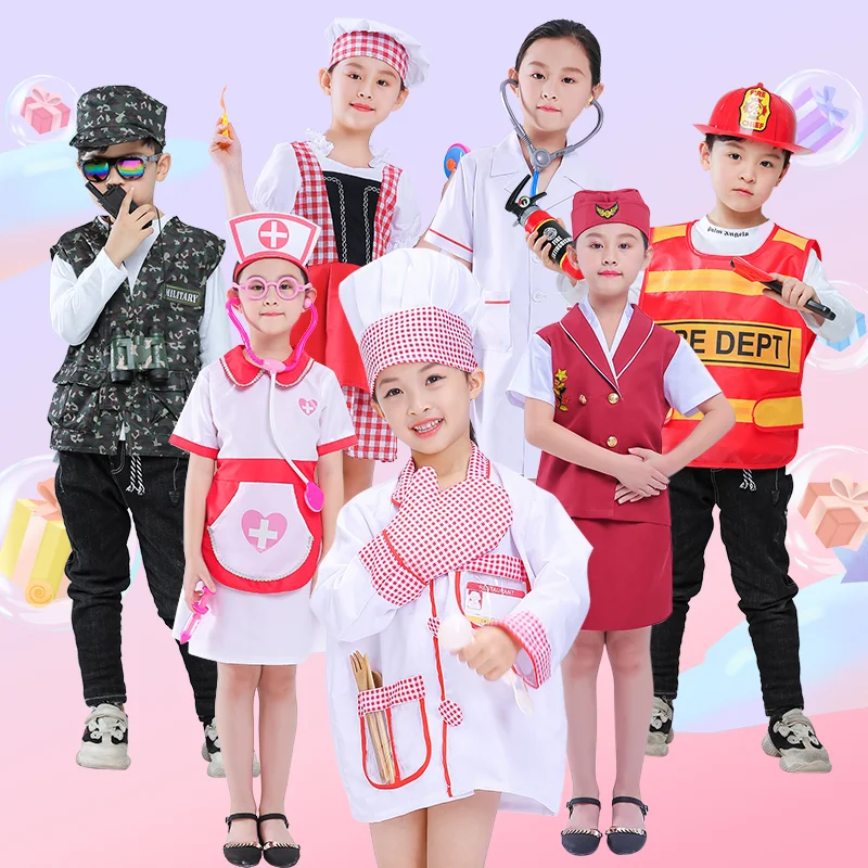 Children's Doctor Dress up Costume for Halloween Cosplay