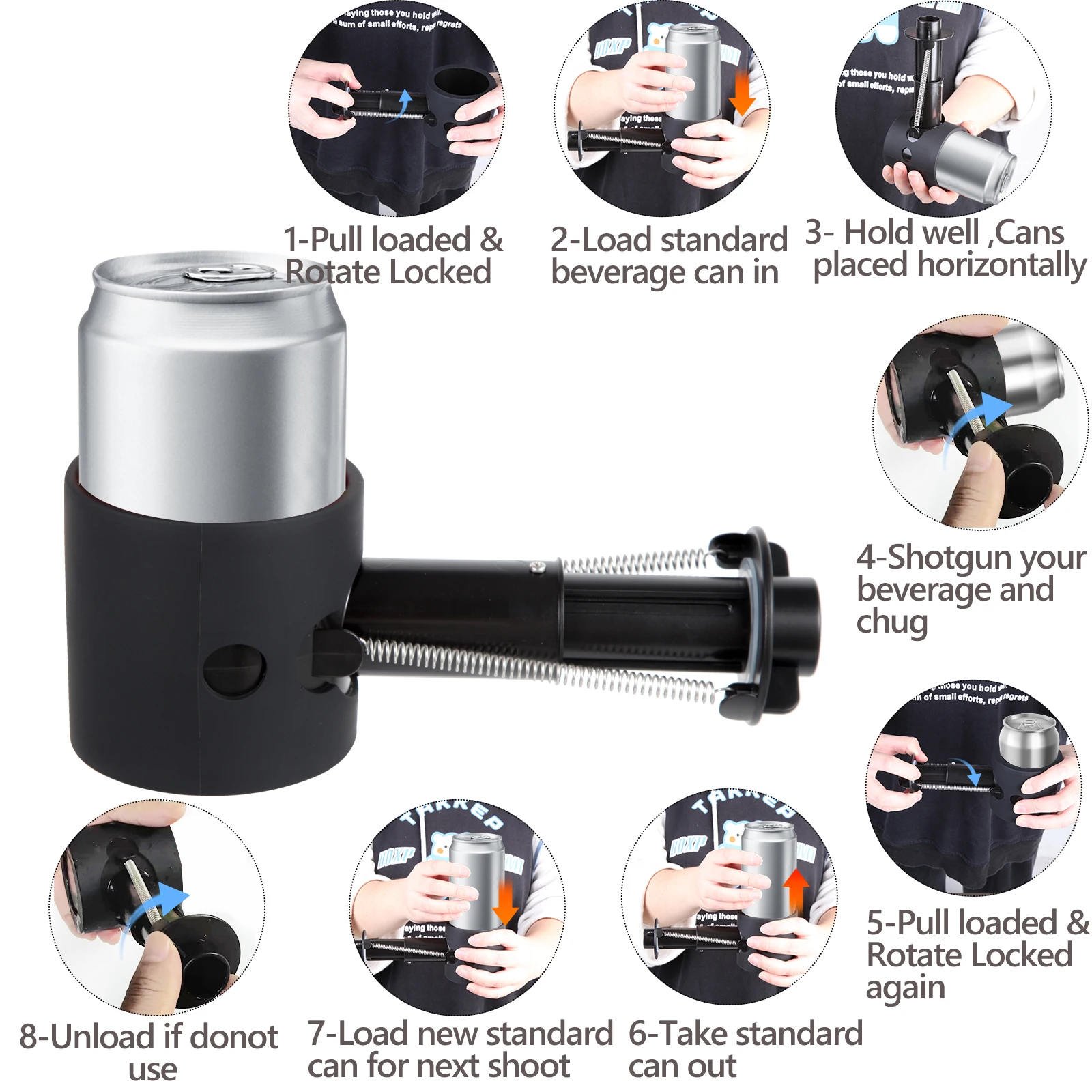 Ultimate Beer Shotgunning Tool Gifts for Party Tailgating Shotgunning a ...