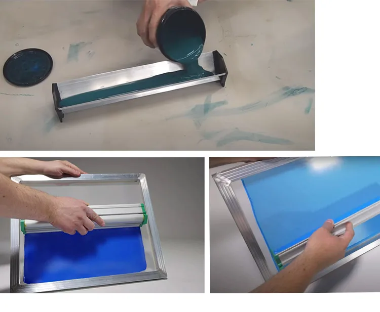 Screen Coater Aluminum Alloy Scoop Coater Emulsion Scoop Durable Double ...