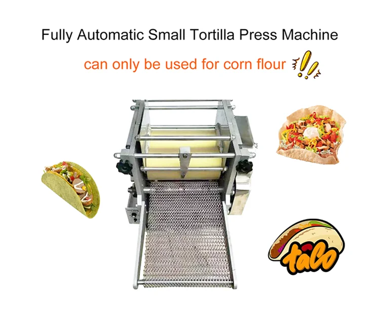 Full Automatic Industrial Flour Corn Mexican Tortilla Machine Grain ...