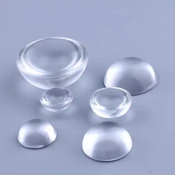 Wholesale 10mm-25mm Blank Transparent Magnifier Glass Hemisphere Half ...