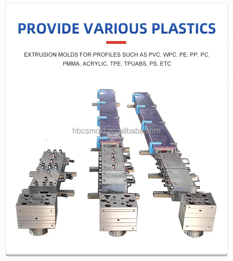 Rigid Pvc Square Tube Extrusion Mold Die Tools - Buy Hpvc Profile Co ...