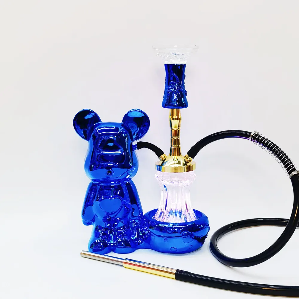 Alibaba.com: PINK Shisha Resin LED Hookah, Bear Shape Lighted Hookah ...