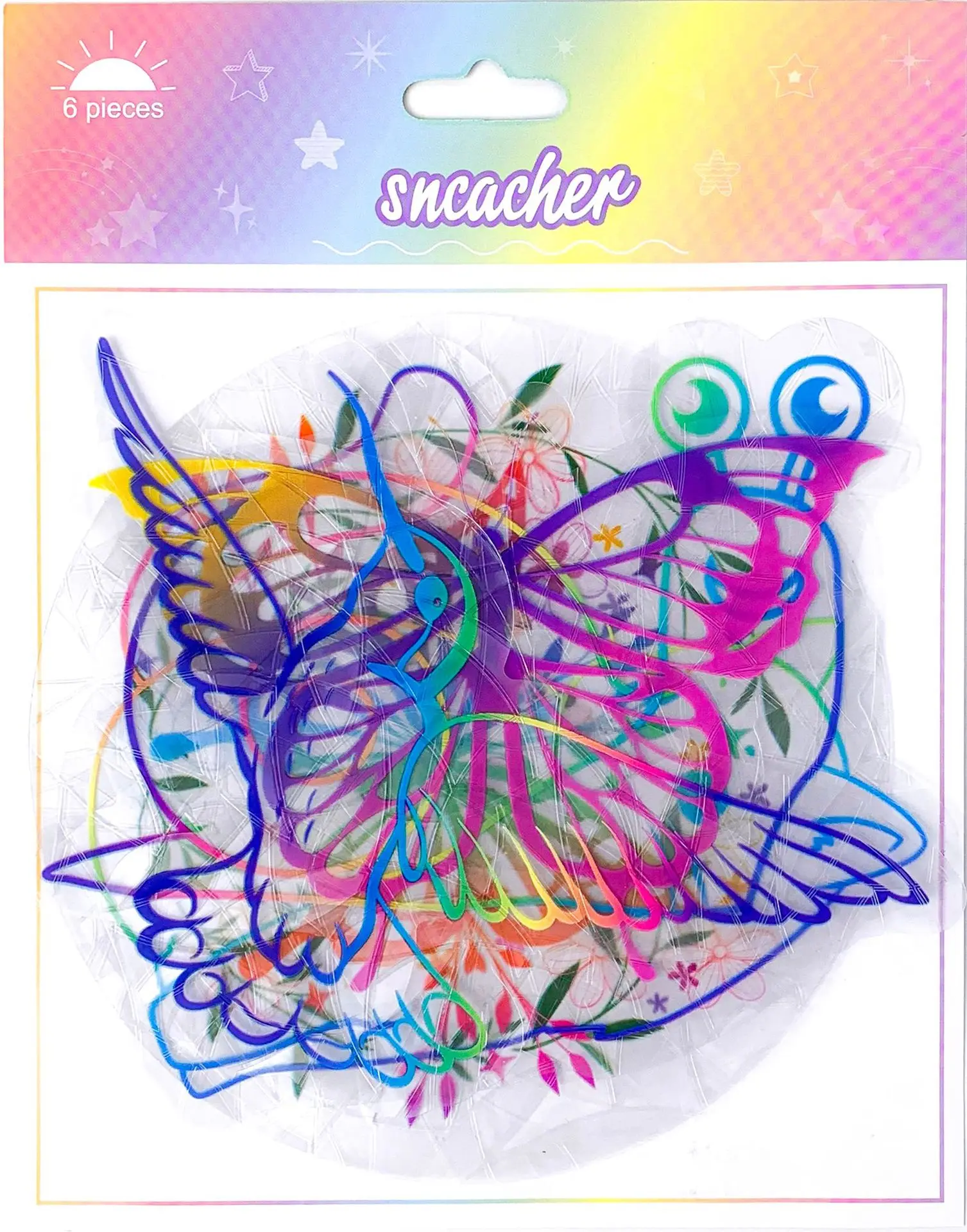 Custom Rainbow Suncatcher Window Clings Prism Sticker Decals Anti ...