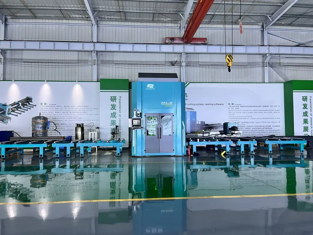 Steel Metal h Beam Laser Cutting Machine Robot Line | Automatic h Beam ...