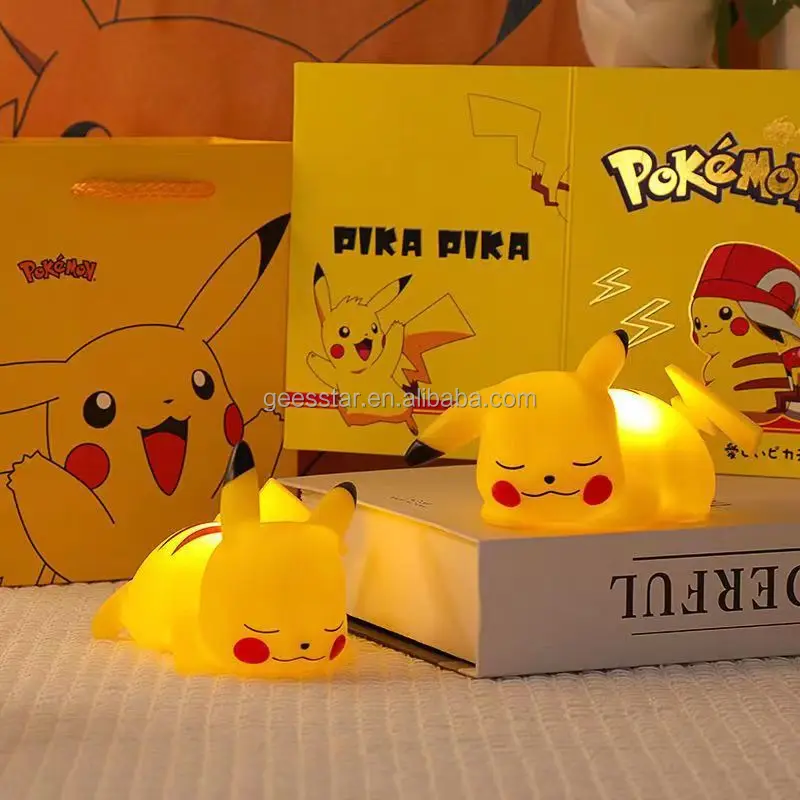 Pikachu Night Light – Touch Control Bedside Lamp for Kids, Modern LED ...