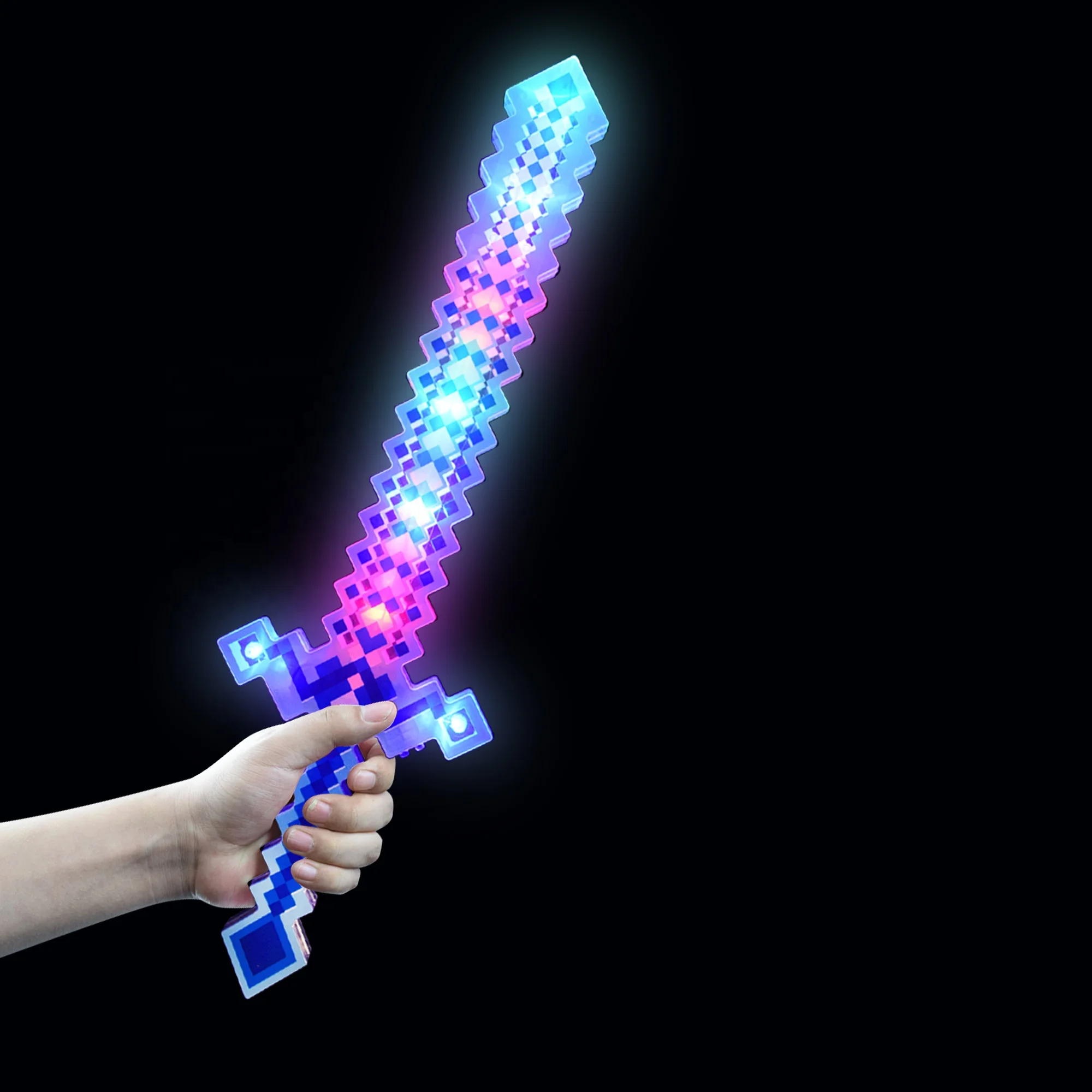 Factory Wholesale 15" LED Pixel Sword with Sound 6 LEDs Saber ...
