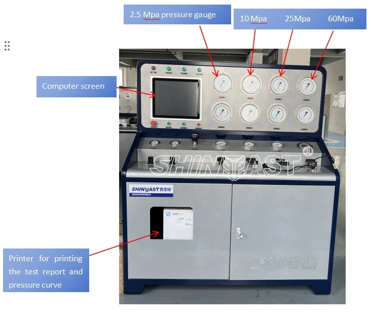 High Pressure Safety Valve Test Bench Air Driven Safety Valve Test ...