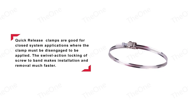 Ss430 9mm Quick Release 30 Meters Roll Hose Clamp Clips - Buy Ss430 ...