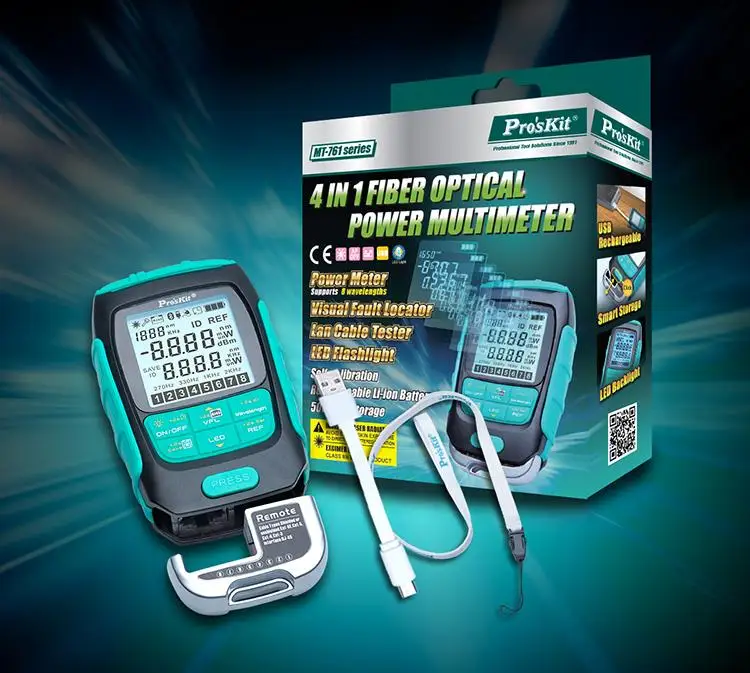 Taiwan Proskit Original Mt-7615 Mt-7616 Power Meter With Light Source ...