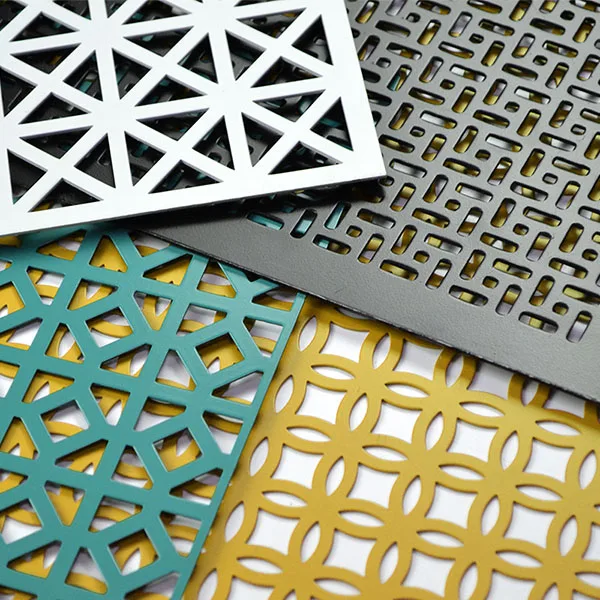 perforated metal sheet aluminium perforated panels walls panels gutter ...