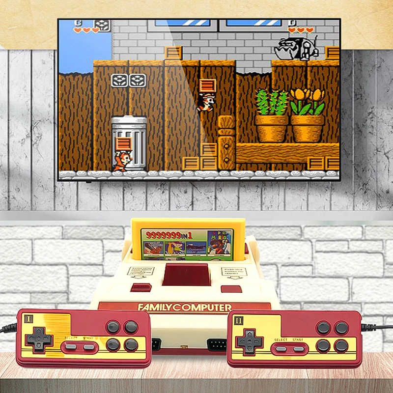 Game Box Portable Video Retro Classic Mini Game Two-player Machine TV ...