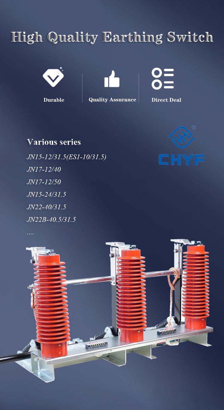 JN22B-40.5 Indoor Electric Motor Earthing Switch for 36/40.5 KV HV ...