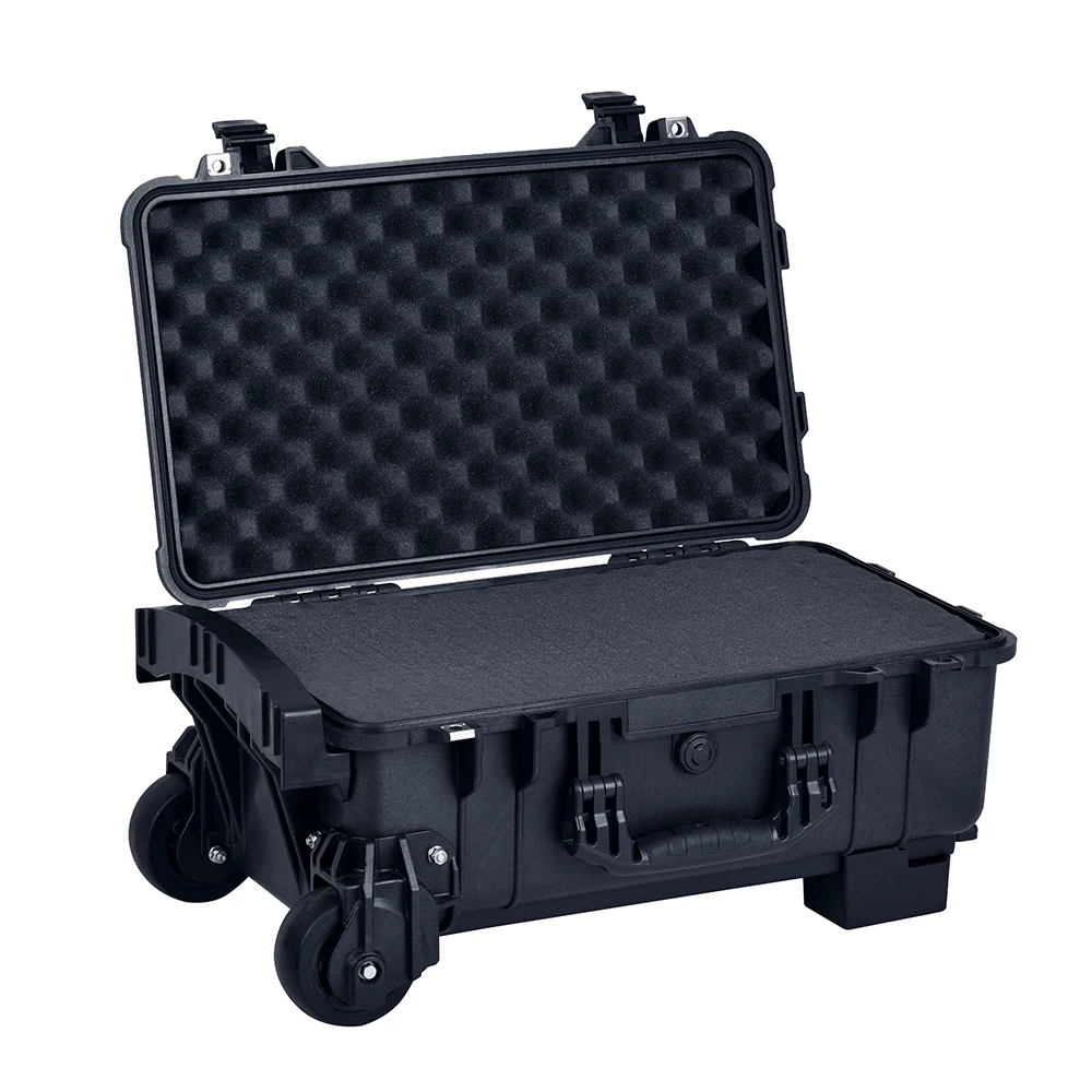 Waterproof Rolling Plastic Hard Tool Box - Drone Camera Case