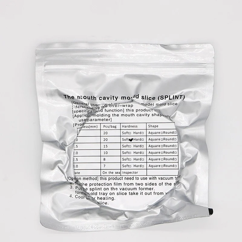 Dental press diaphragm Orthodontic retainer plate bubble free vacuum ...