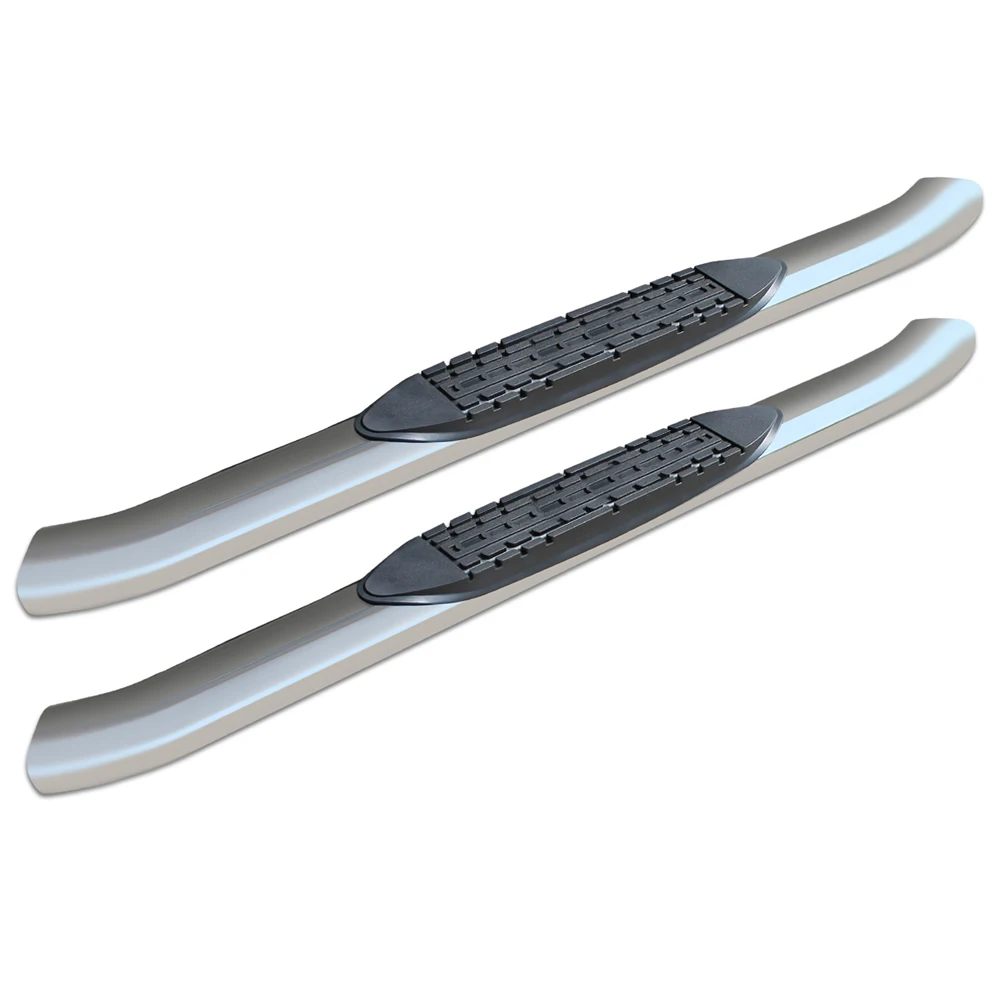 Auto 4inch Oval Curved Side Steps Nerf Bars Running Boards For Dodge ...