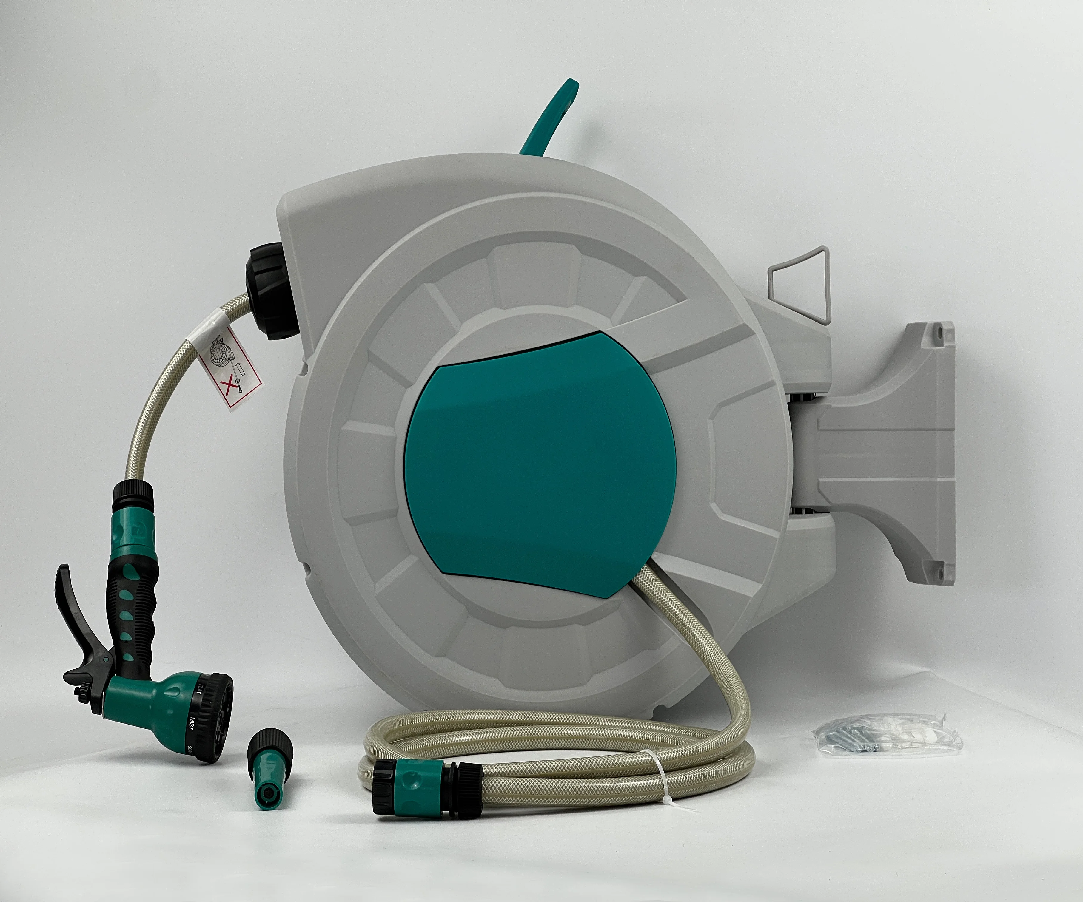 Auto Pvc Wall Mount Retractable Garden Water Pipe Hose Reel 20m Garden ...