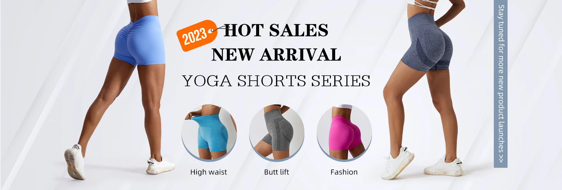 Women High Waist Butt Lifting Workout Gym Biker Scrunch Yoga Shorts ...