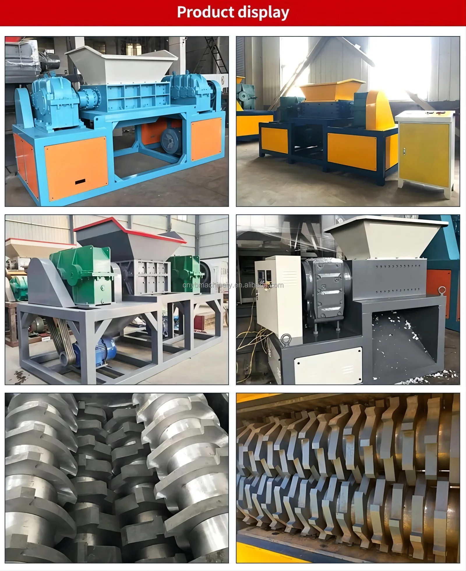 1000kg Waste Plastic Shredding Machine Wisdely Used Scrap Metal ...