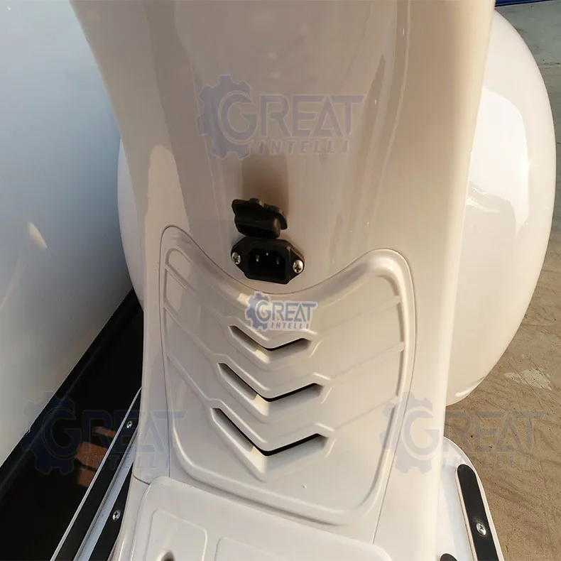 Electric Ice Cream Moped Sidecar Machine - 3-Wheel Scooter with Freezer ...