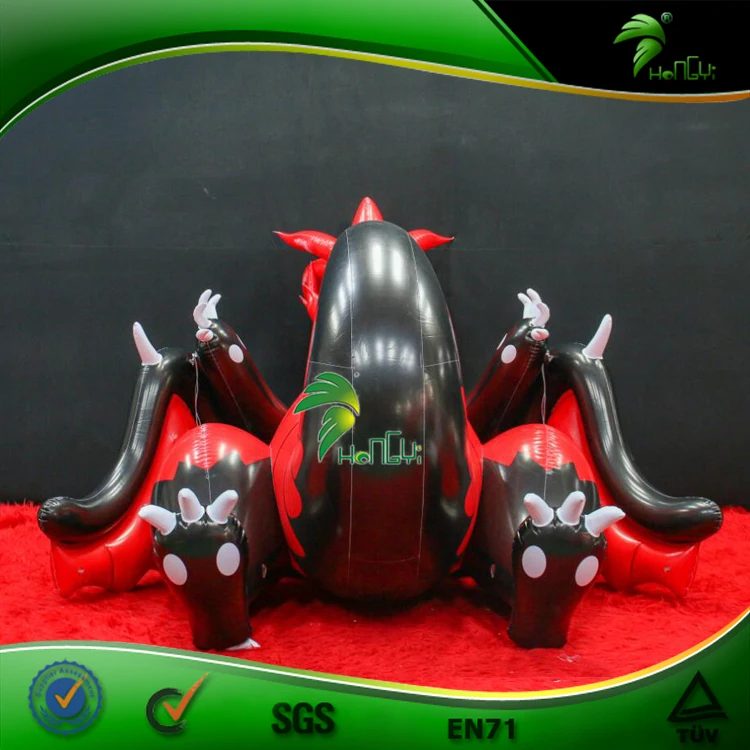 Inflatable Shiny Red Dragon for Sale, Dragon Inflation Animation for ...