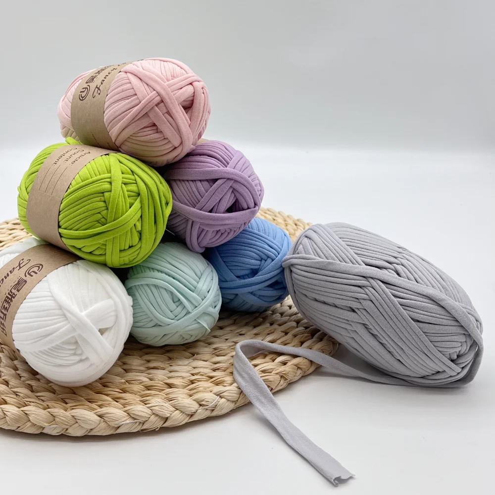 Hot Sale 100g Ready Stock Bulk Premium T-shirt Yarn More Than 60 Colors ...