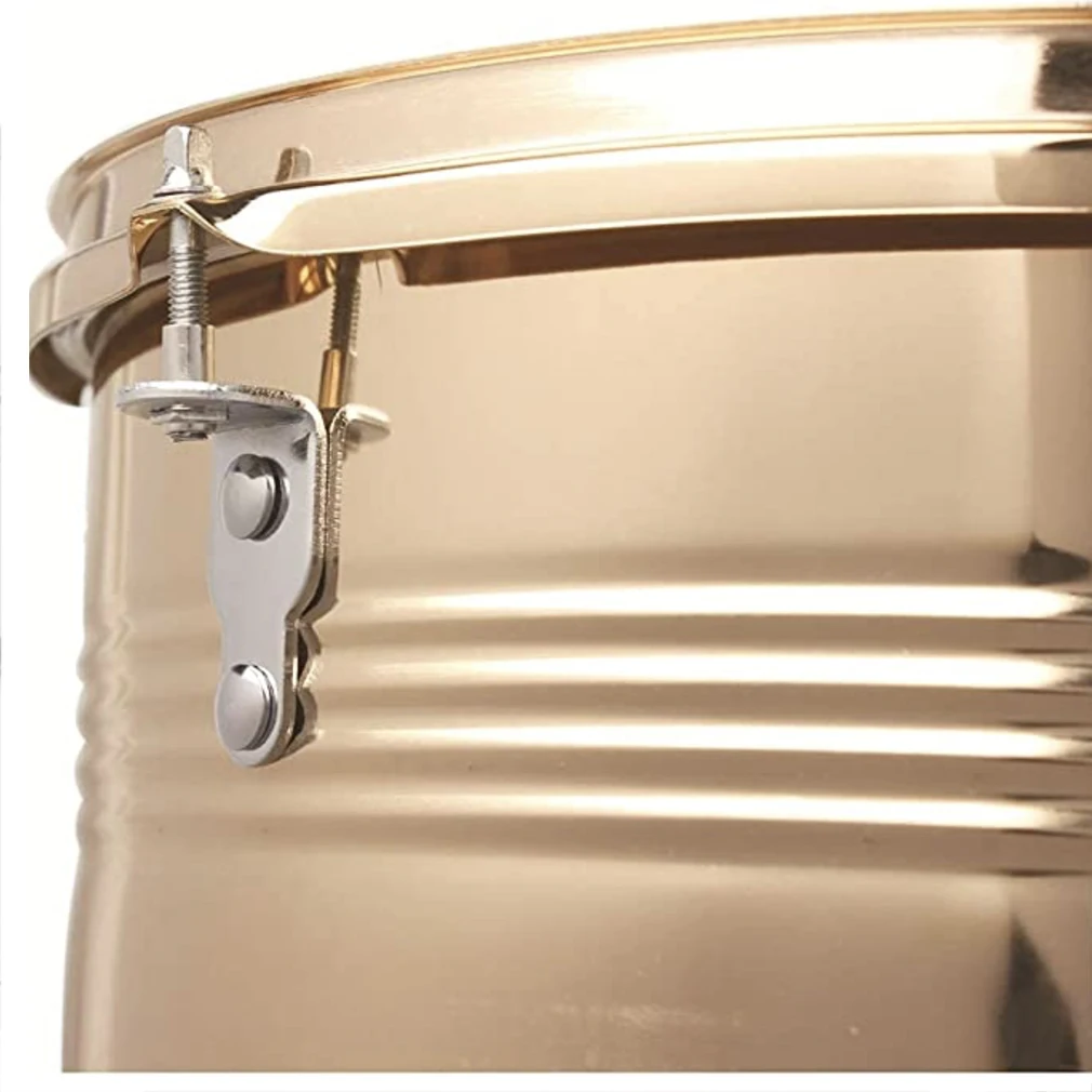 Timbal Drum Set 14" 15" With Gold Color Latin Percussion With Cow Bell ...