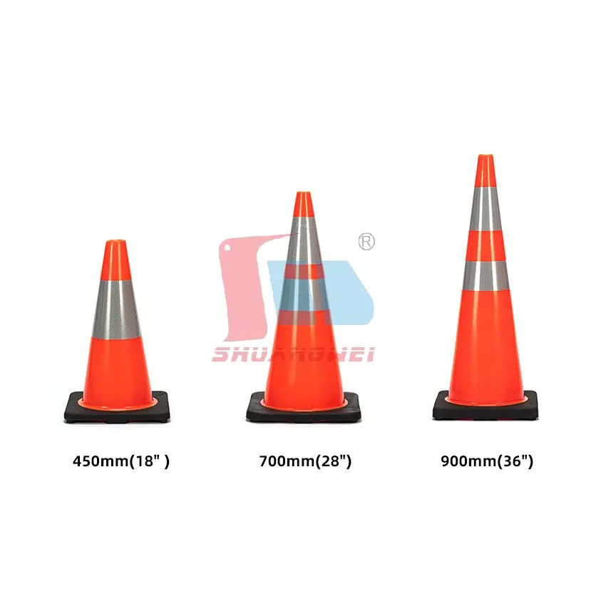 26 Years Production Experience 700mm 28inch Road Safety Traffic Pylon ...