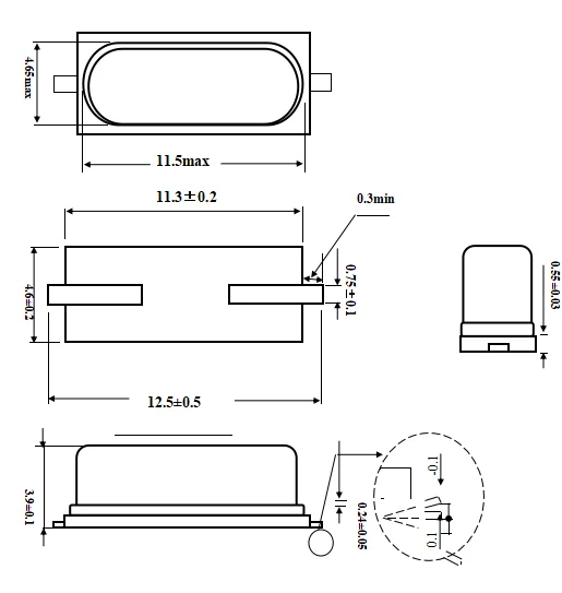 Smd Crystal Oscillator Smd Crystal Resonator Smd Hc-49us To Stabilize ...