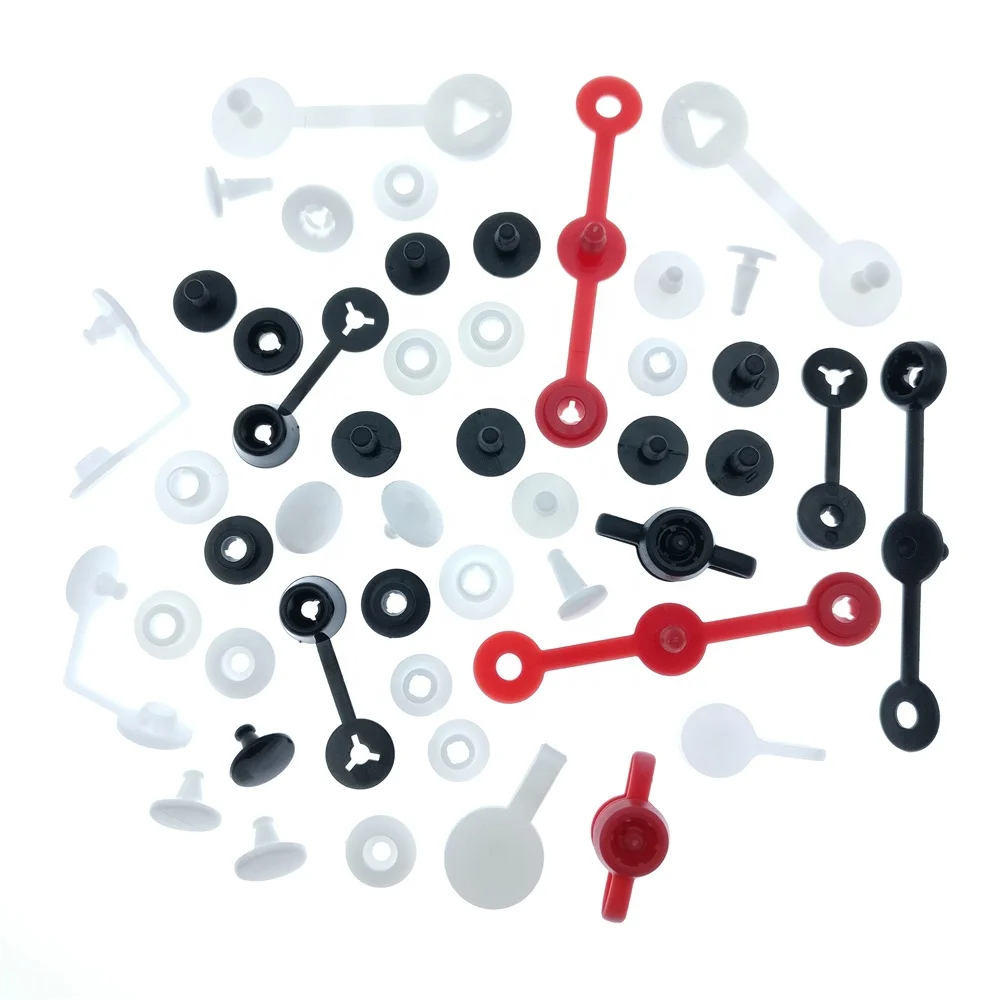 One-way Teeth Sliding Wristband Lock Clasp Plastic Closure Lock For ...